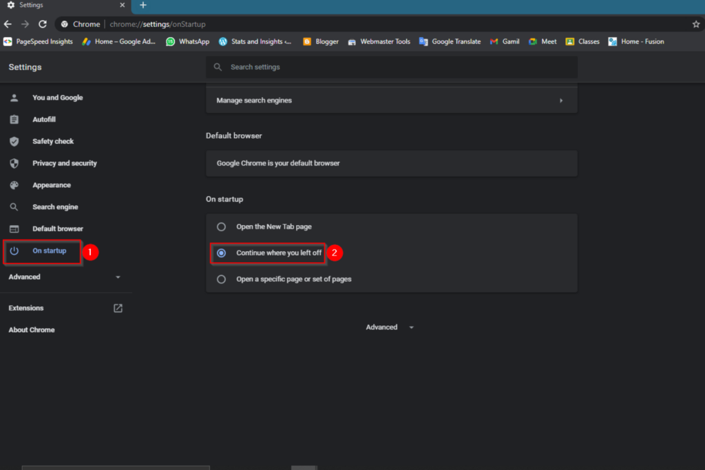 Restart a Google Chrome Browser Without Losing Tabs – Gridinsoft Blogs