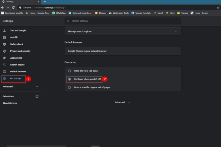Restart a Google Chrome Browser Without Losing Tabs – Gridinsoft Blogs