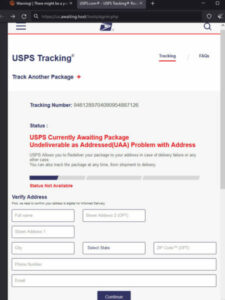 USPS Scam Text 2025: "Your Package Could Not Be Delivered" – Gridinsoft ...