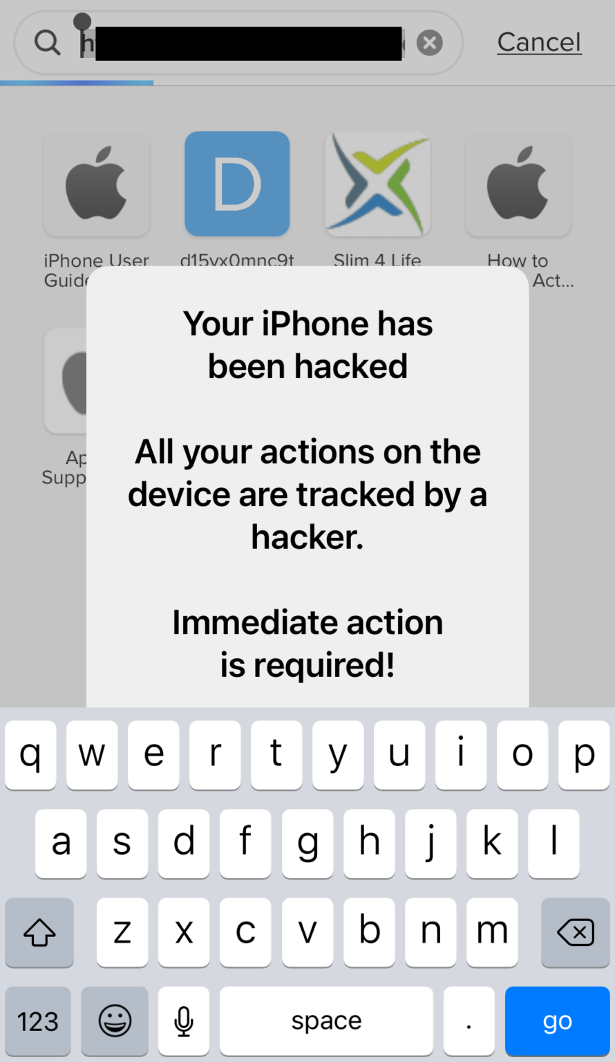 What is Your iPhone Has Been Hacked? Scam Explained