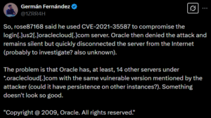 Oracle Cloud Breach Plausible, Experts Research Confirms