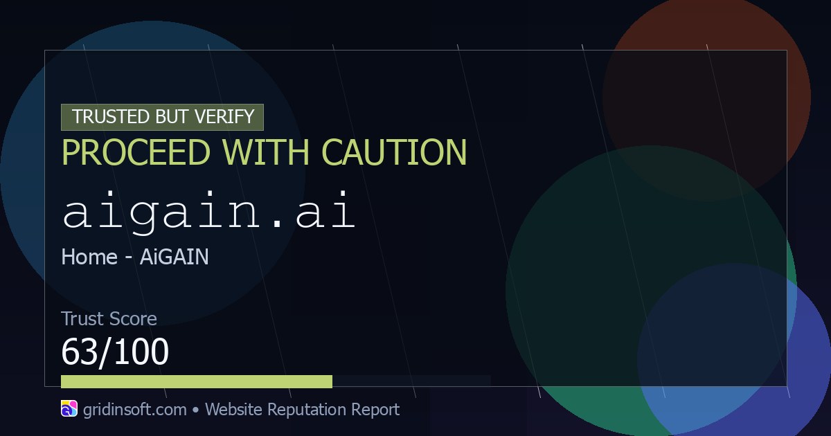 Aigain.ai - Safe or Scam? (63/100 Trust Score)