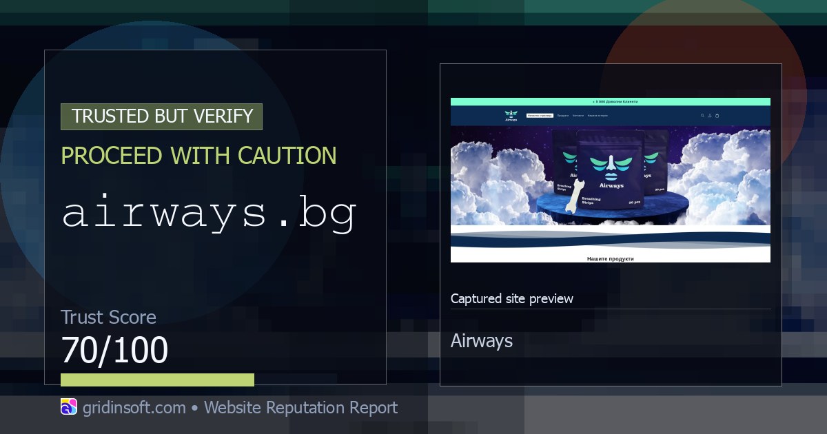 Airways.bg Review: Site Reputation Check