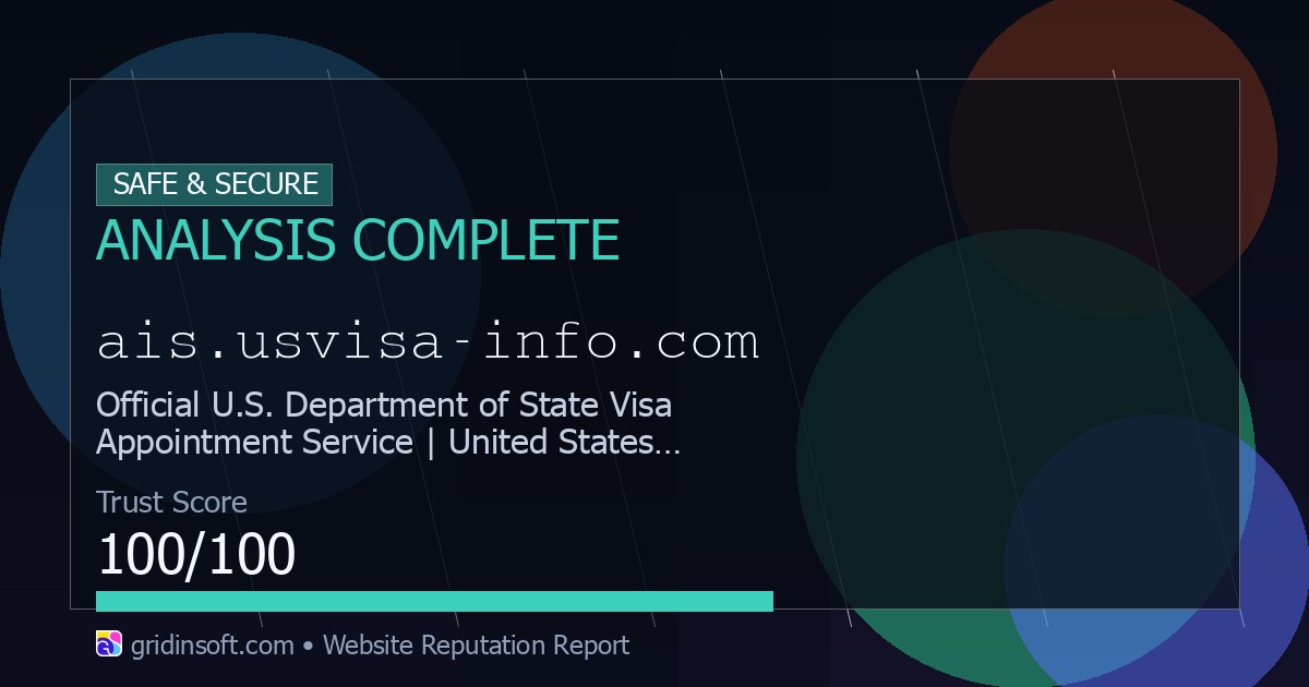 Ais.usvisa-info.com Review: Safe or Legit? (79/100 Trust Score)