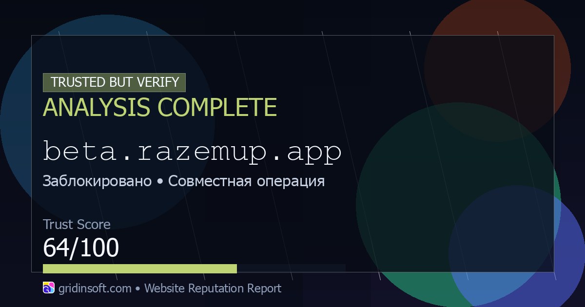 Beta.razemup.app - Safe or Scam? (64/100 Trust Score)