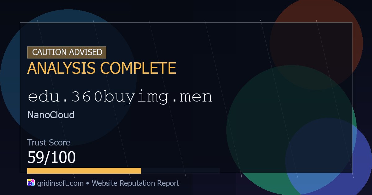 Edu.360buyimg.men - Safe or Scam? (59/100 Trust Score)