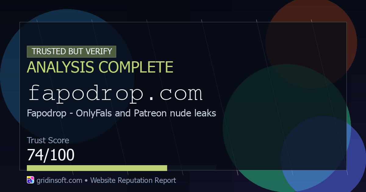 Fapodrop.com Review: Is It Safe? (74/100 Trust Score)
