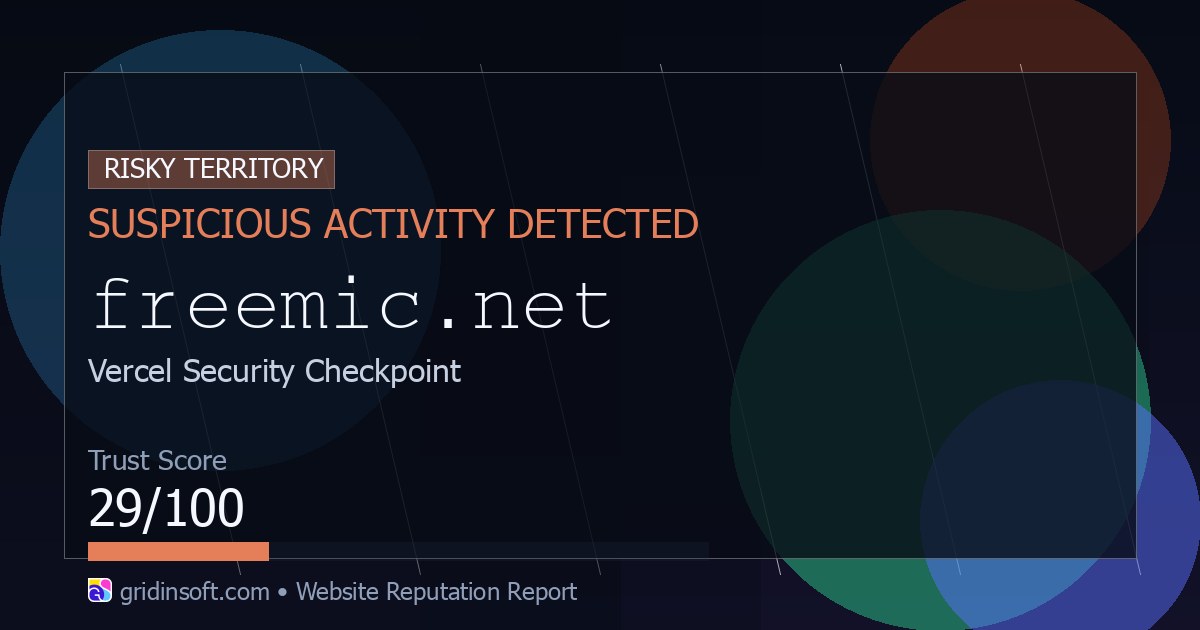 Freemic.net Review: Suspicious Website and Young Domain