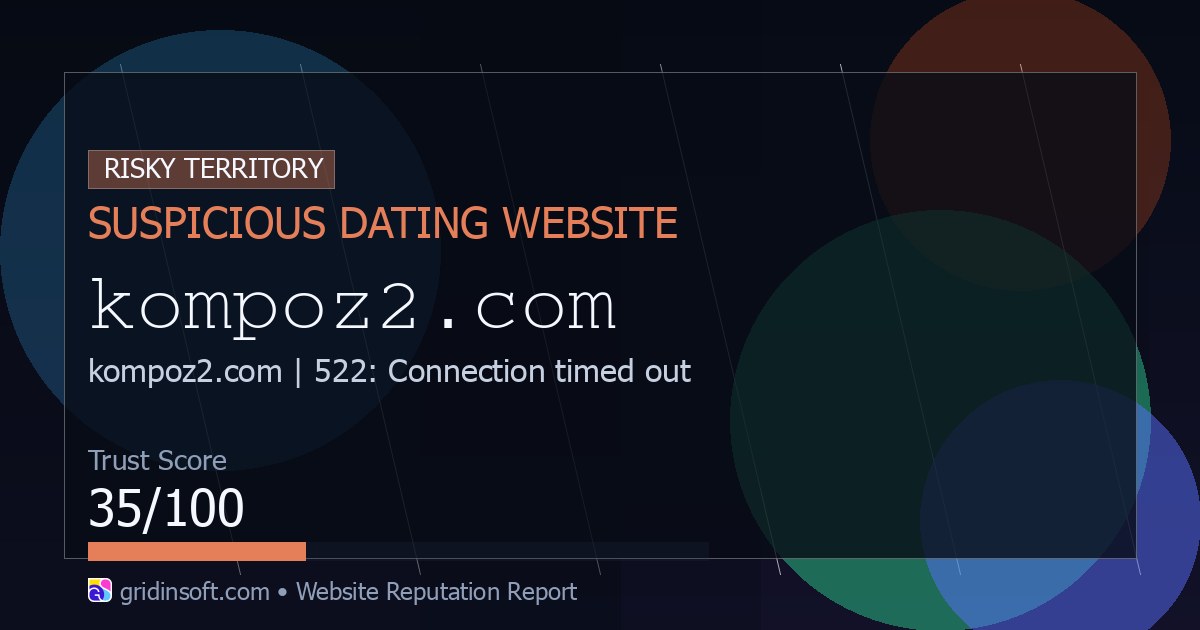 Kompoz2.com Reviews: Dating Site Risk, Legit or Safe? (35/100 Trust Score)