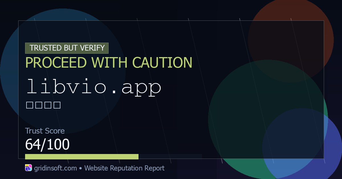 Libvio.app - Safe or Scam? (64/100 Trust Score)