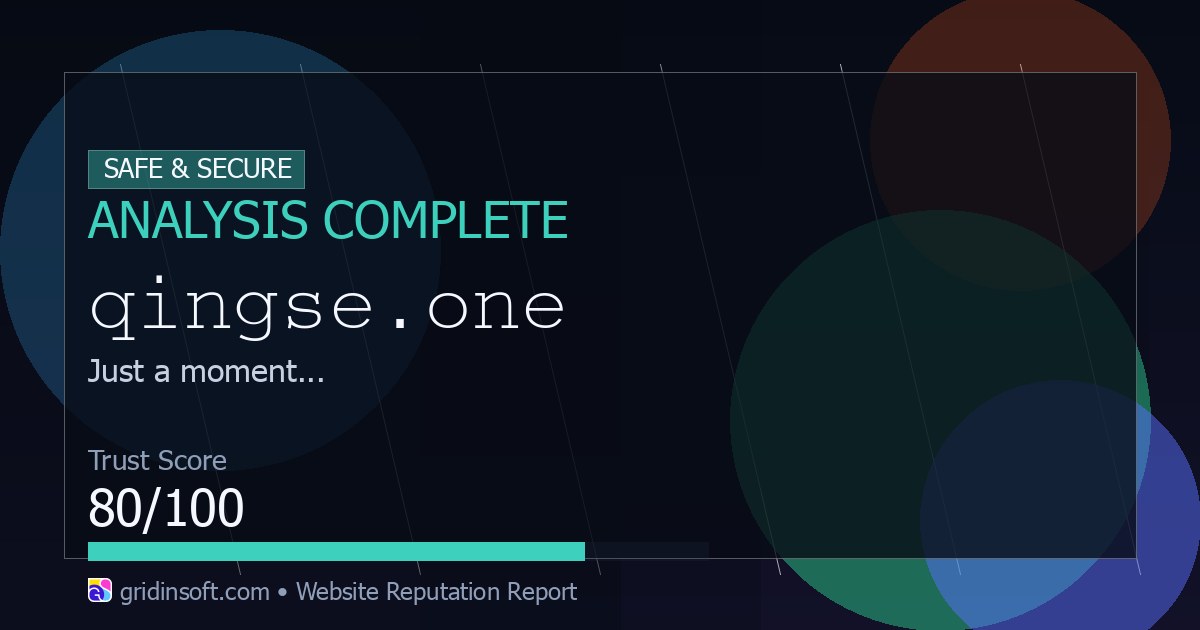 Qingse.one Review: Safe or Legit? (79/100 Trust Score)