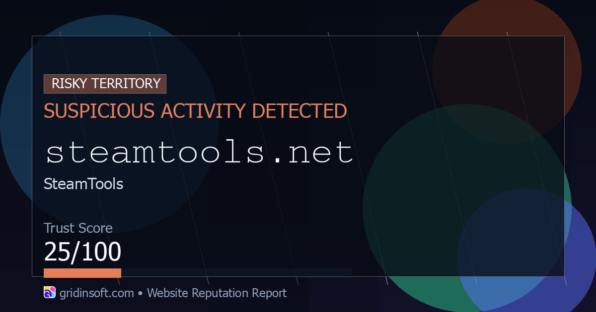 Steamtools.net Scam Check: Blacklist Warning (23/100 Trust Score)