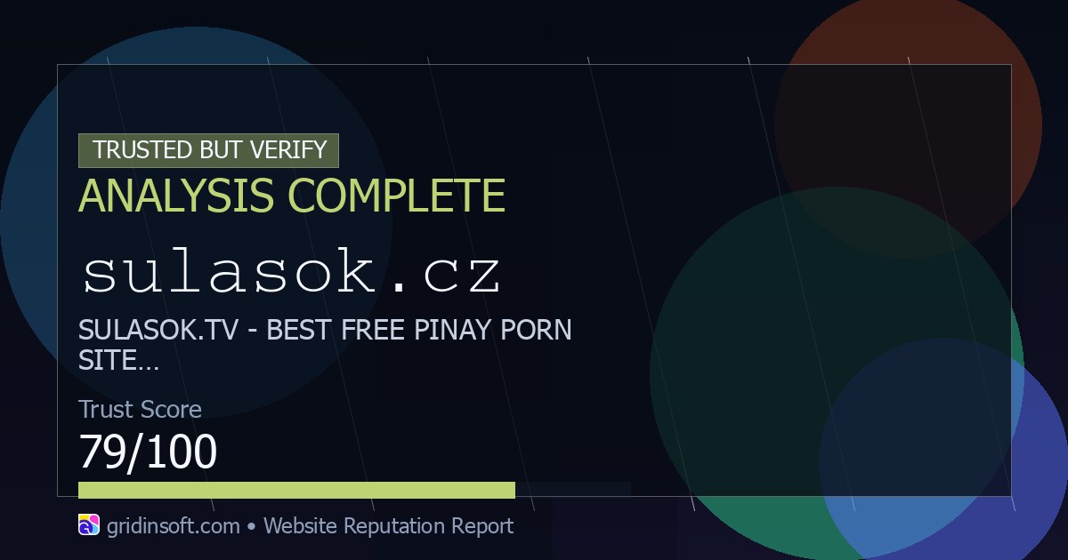 Sulasok.cz Review: Is It Safe? (79/100 Trust Score)