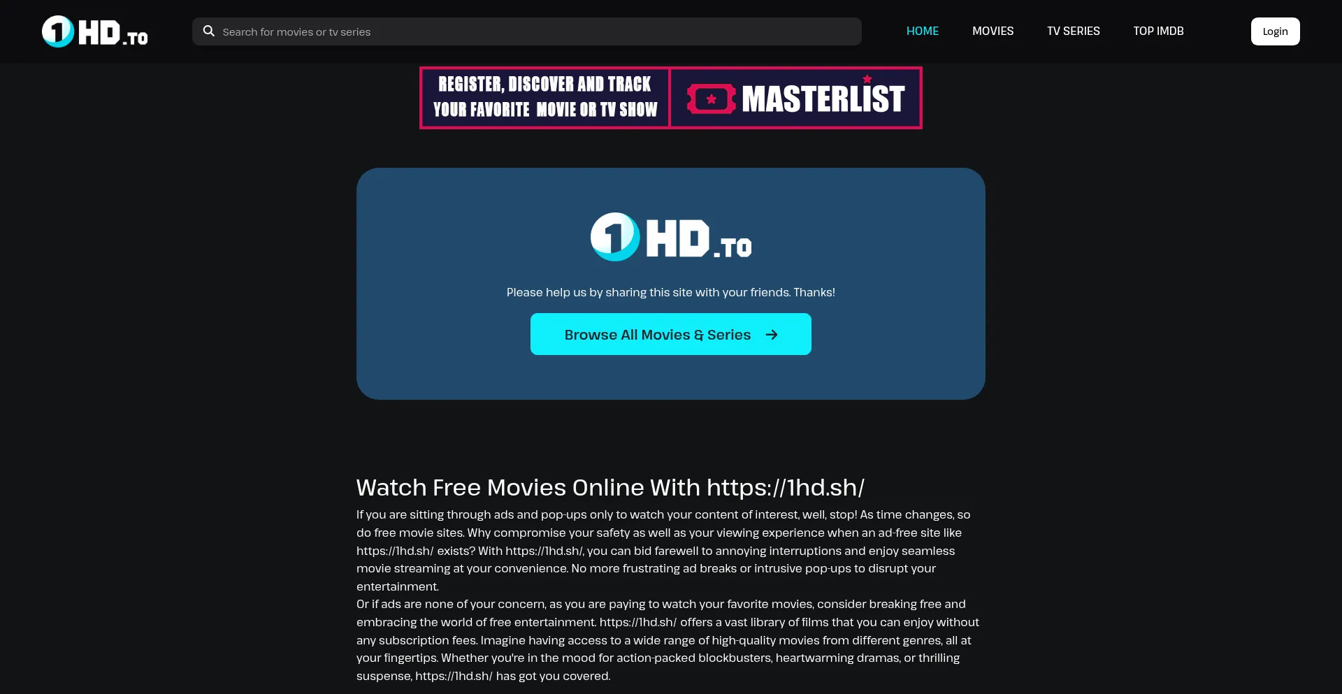 1hd.sh Reviews | Scam, Legit or Safe Check