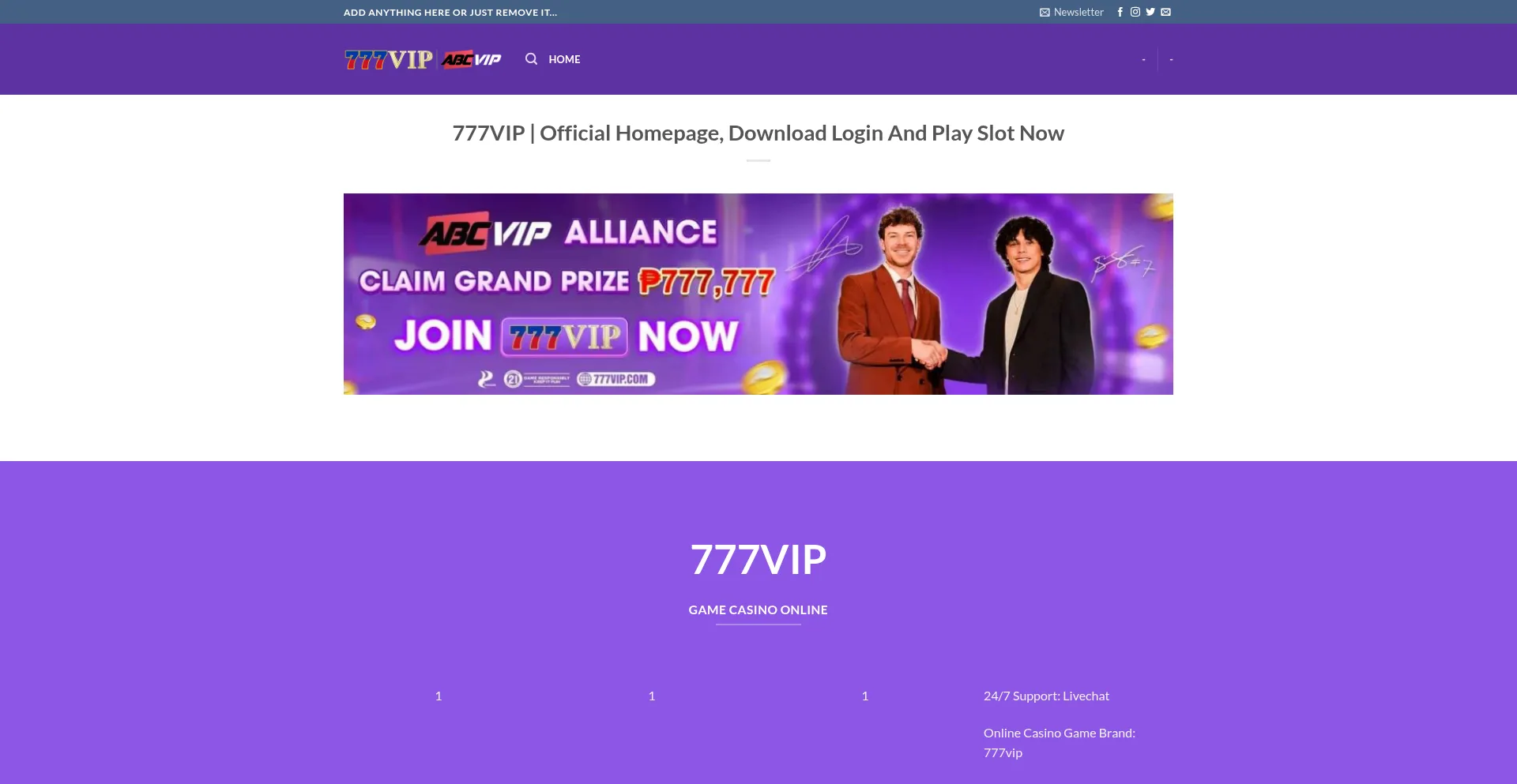 777vip.dev Reviews | Scam, Legit or Safe Check