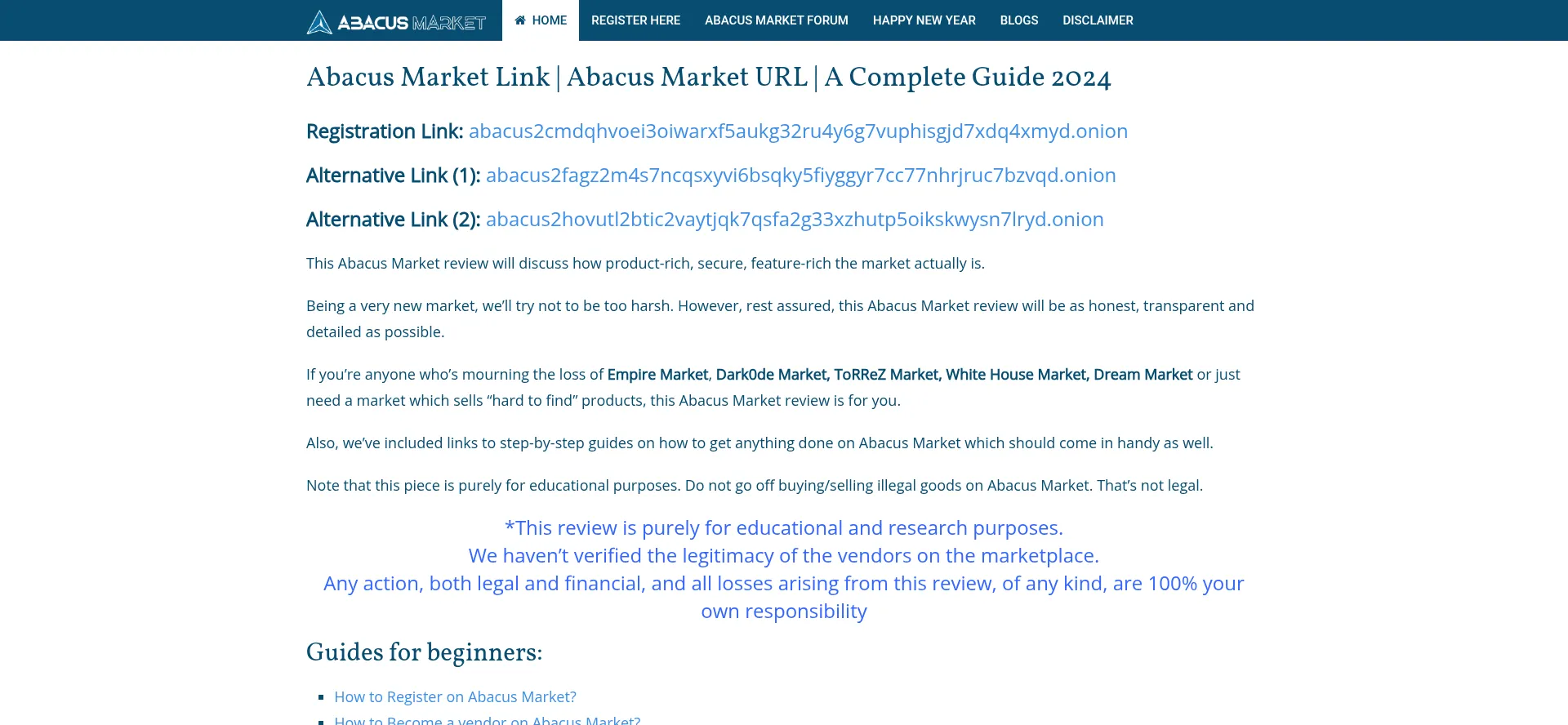 Abacus.market Reviews | Check if site is scam or legit