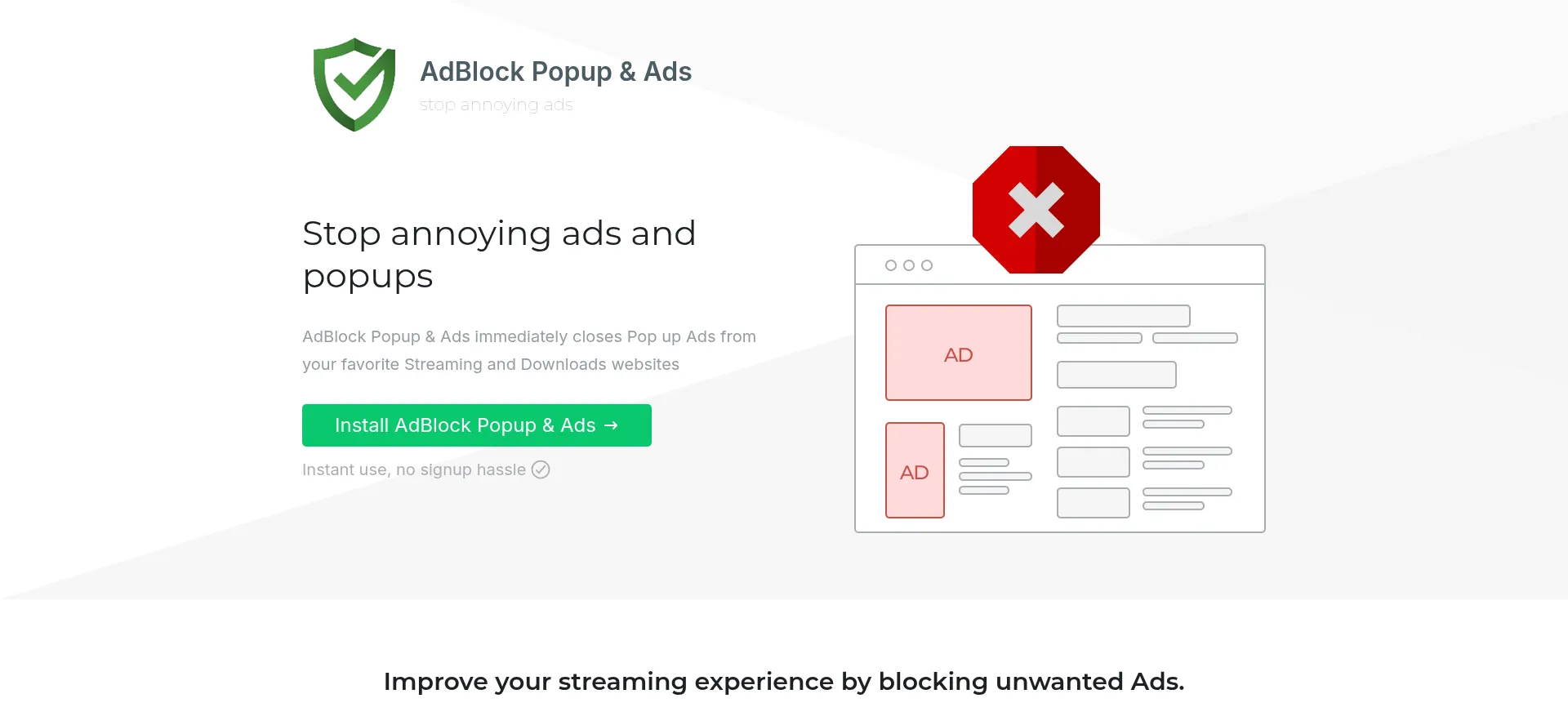 Adblock-offer-download.com Review: Safe or Scam? Dangerous trust score: 1%