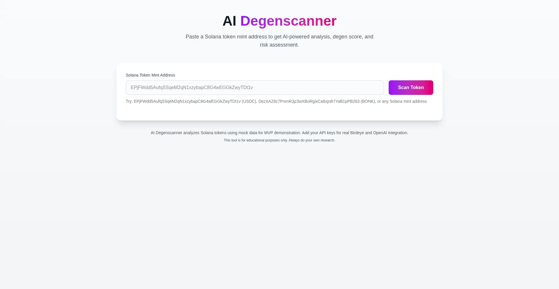 Ai-degenscanner.vercel.app Review: Reputation Check and Risk Signals