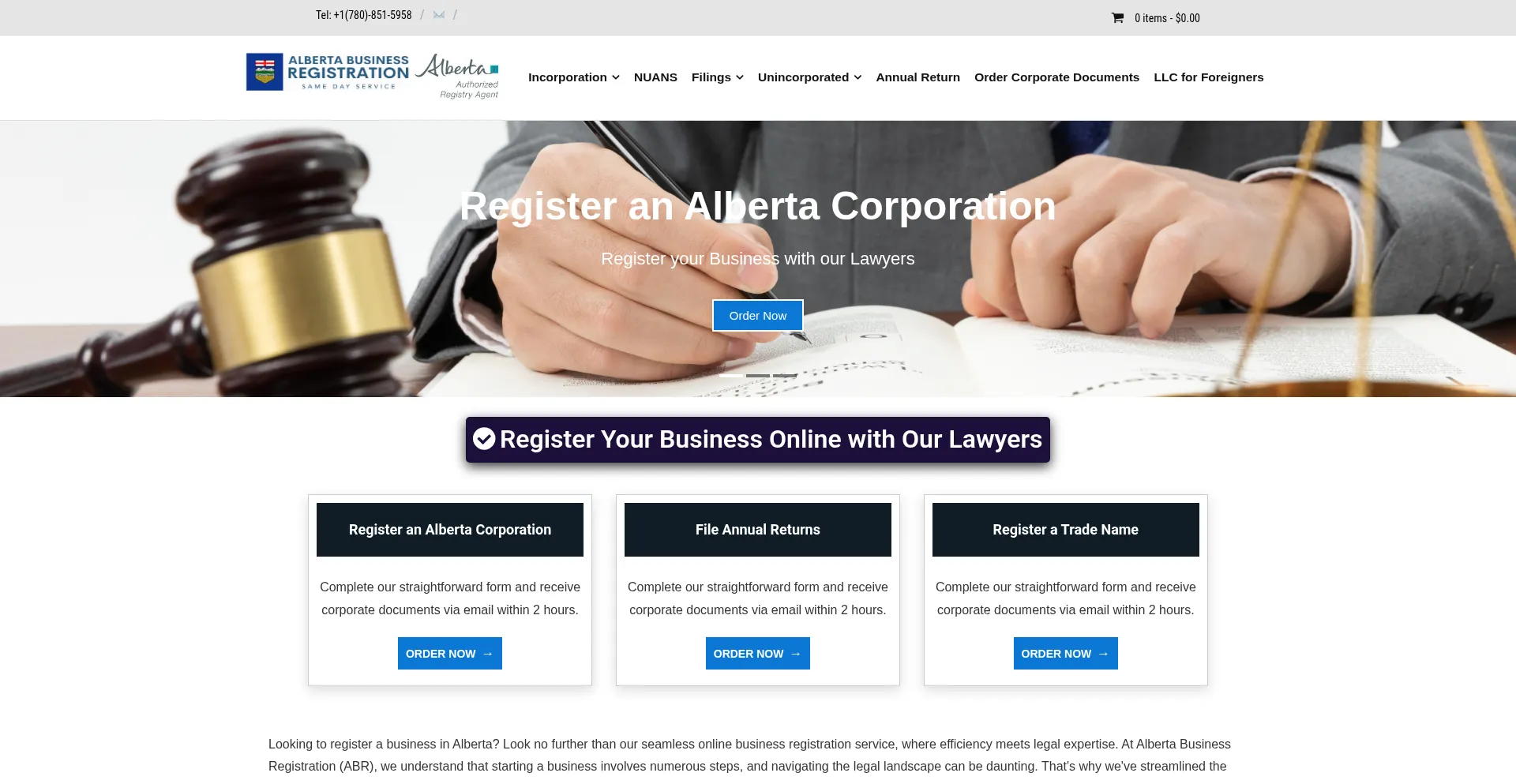 Albertabusinessregistration.ca Reviews | Scam, Legit or Safe Check