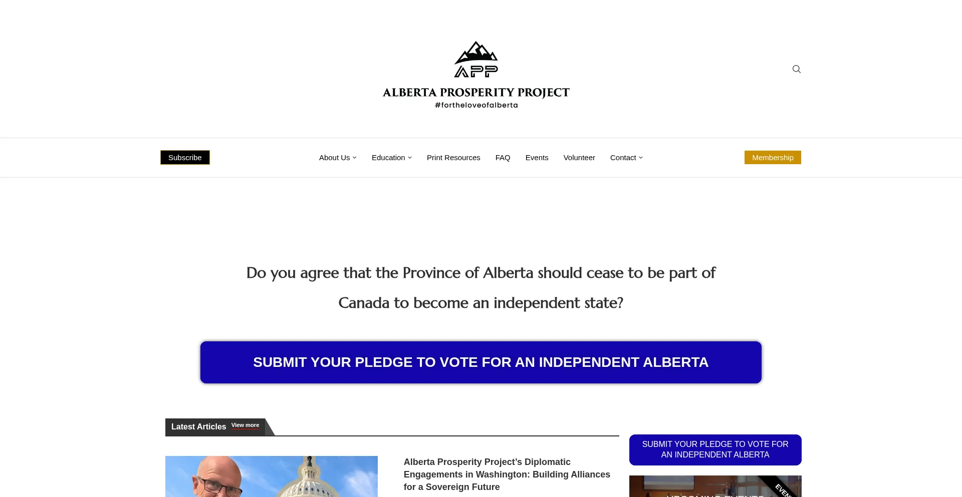 Albertaprosperityproject.com Reviews | Scam, Legit or Safe Check
