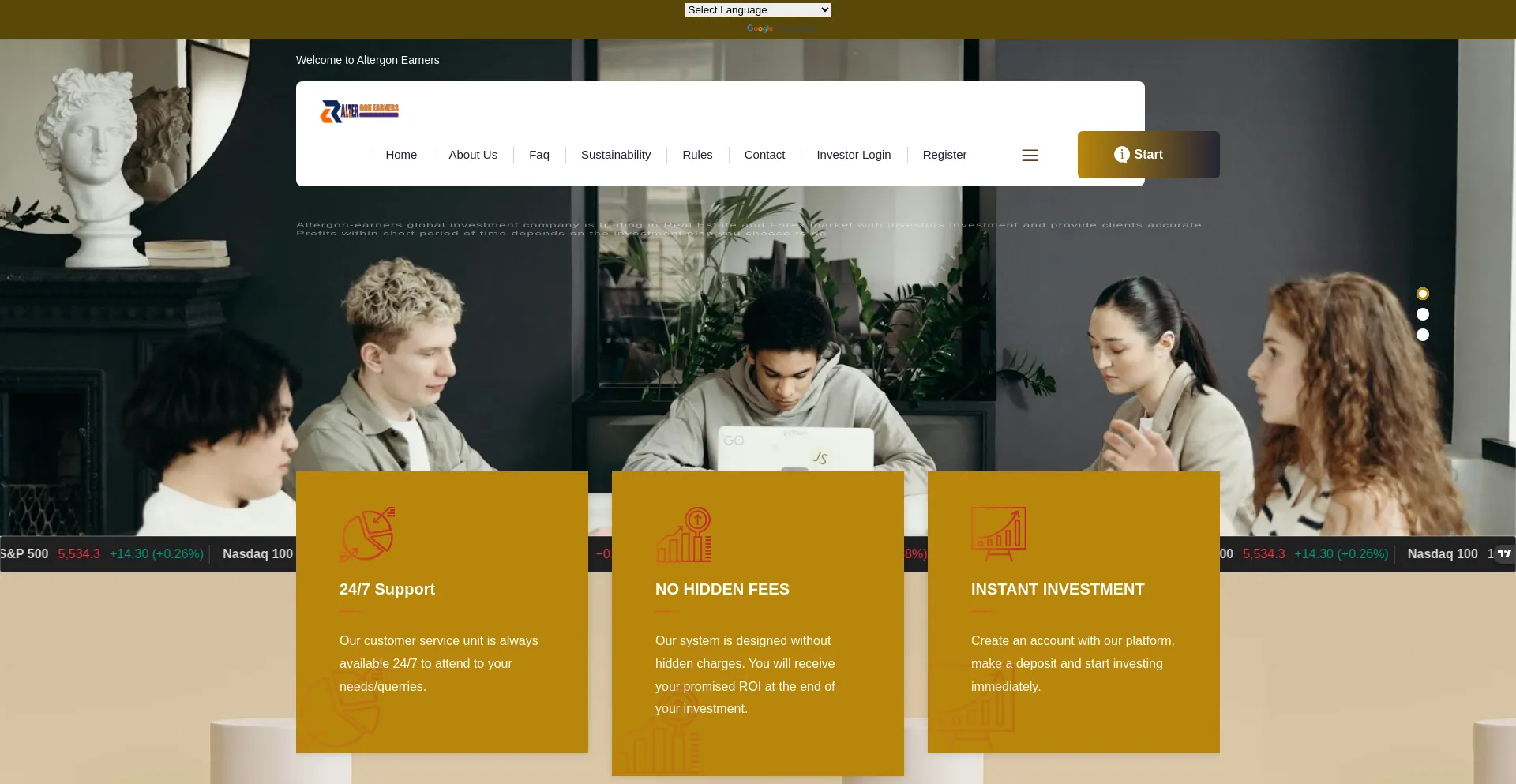 Altergon-earners.org Review: Suspicious Website. Very low trust score: 8%