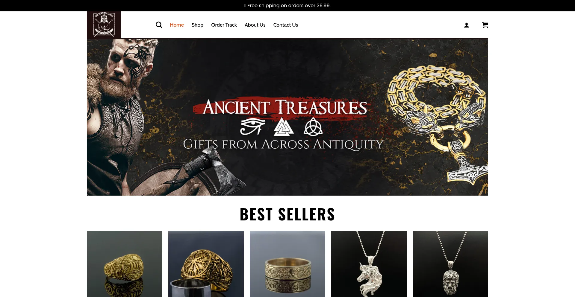 Ancientreasures-us.shop Review: Suspicious Website. Low trust score: 35%
