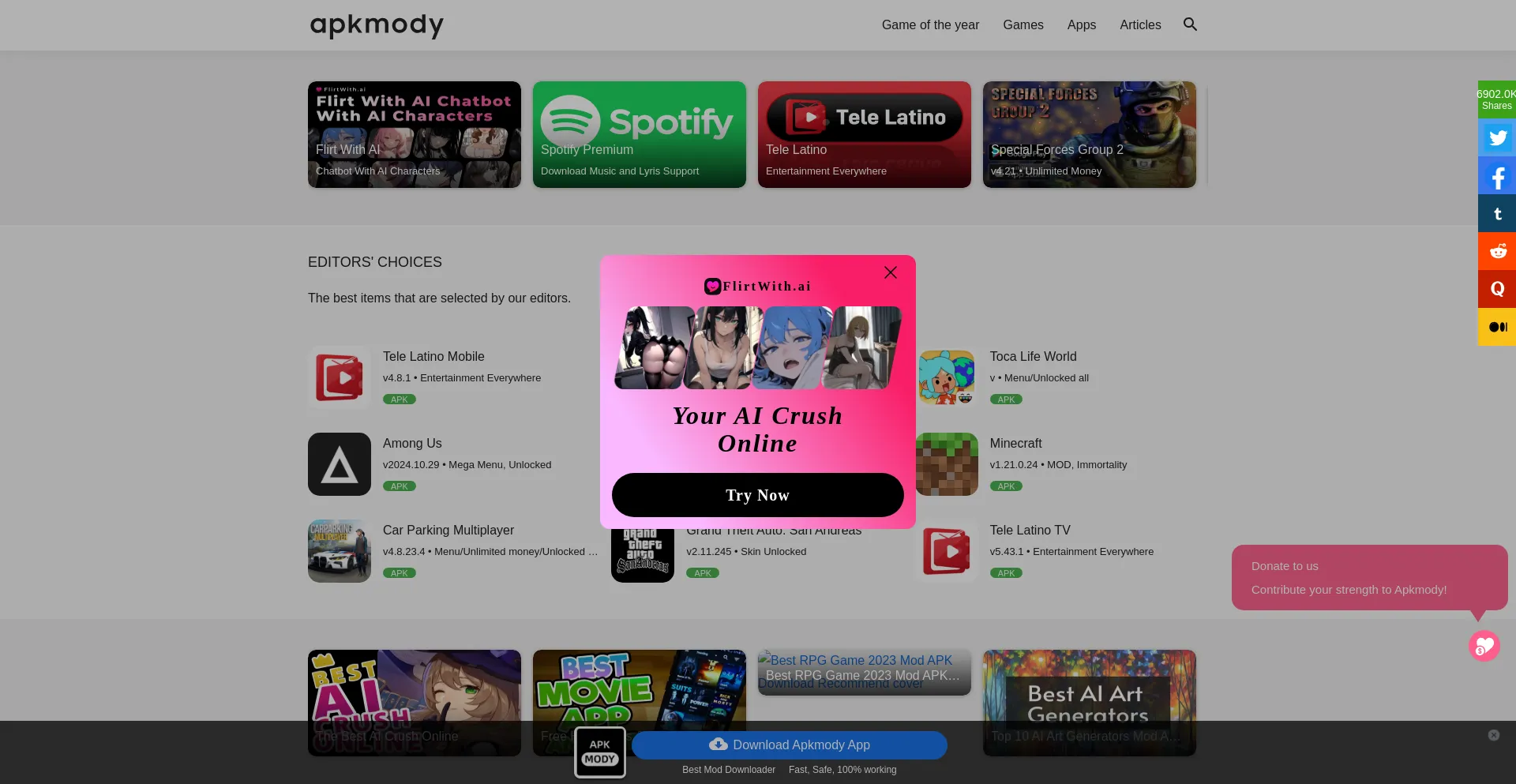 Apkmody.mobi Reviews | Check if site is scam or legit