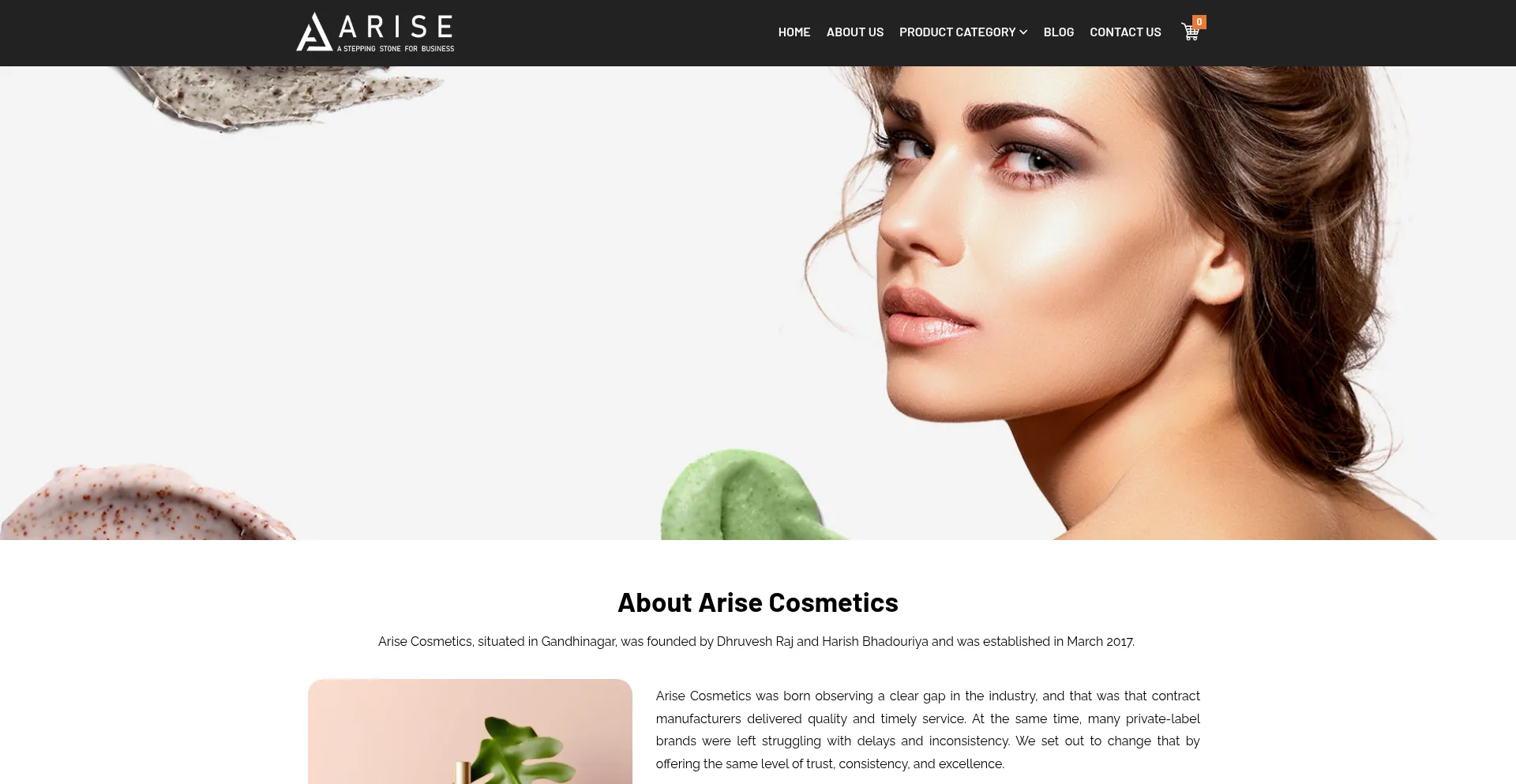 Arisecosmetic.com Reviews: Check Scam or Safe? Low Trust 39/100