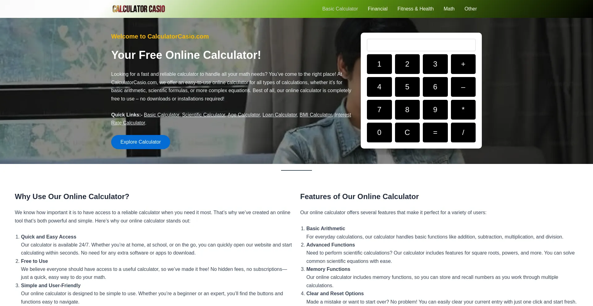 Calculatorcasio.com Reviews | Check if site is scam or legit