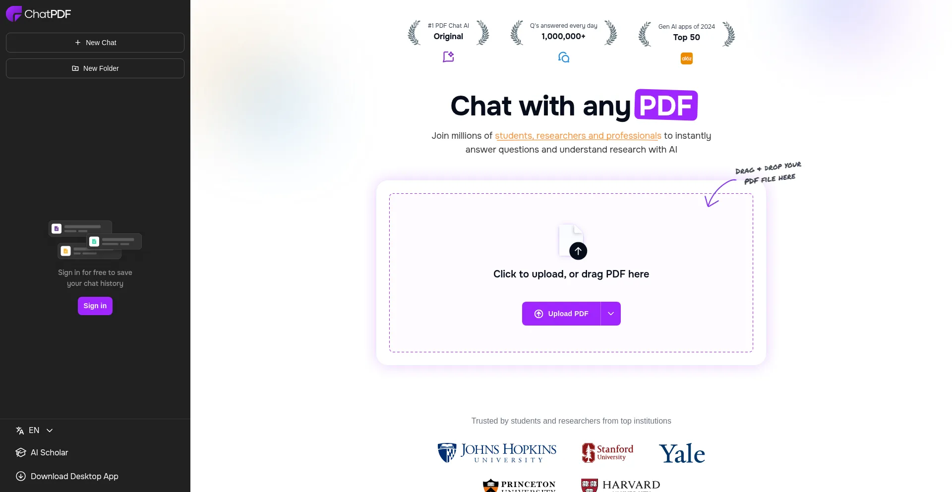 Chatpdf.com Reviews | Scam, Legit or Safe Check
