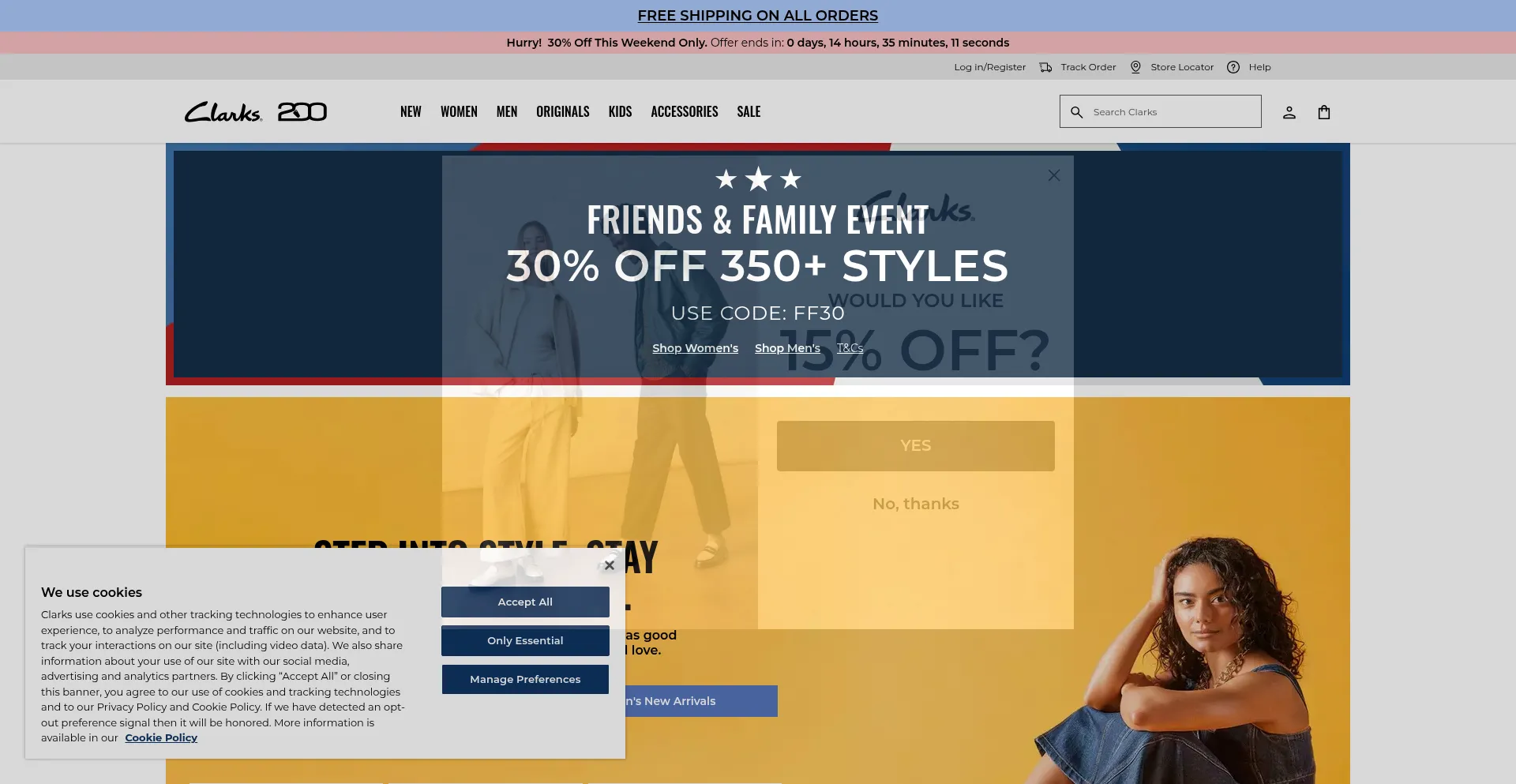 Clarksusa.com Reviews | Check if site is scam or legit