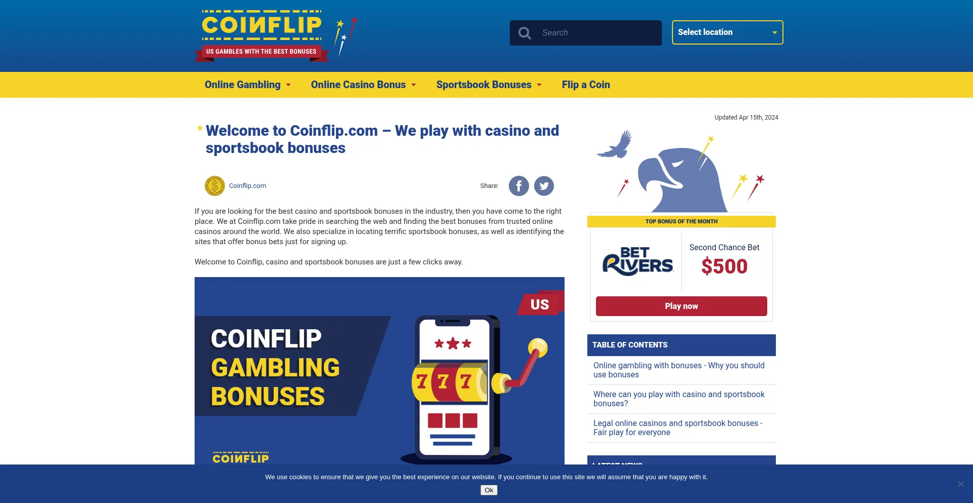 Coinflip.com Gambling Signals and Sports Betting (71/100 Trust Score)