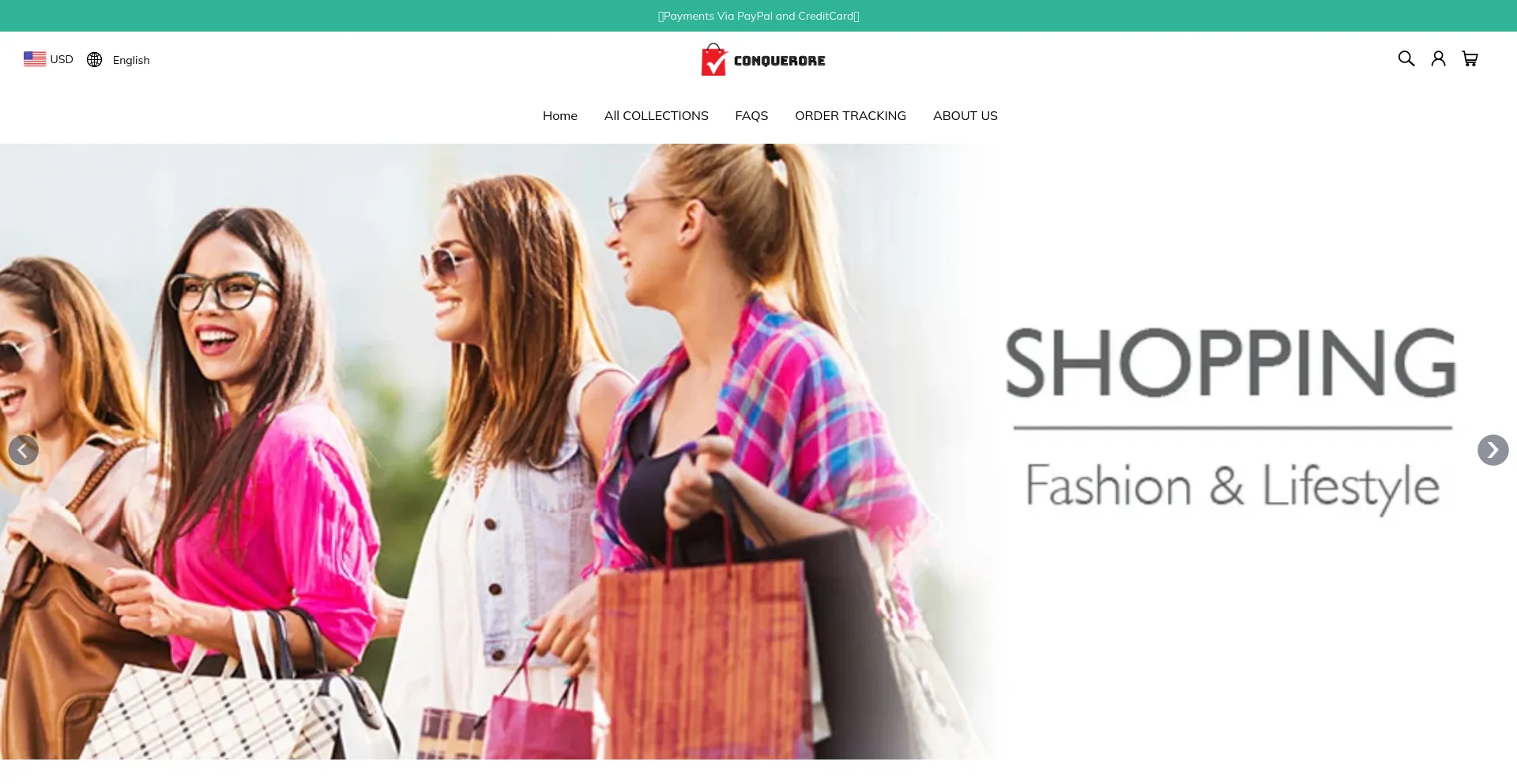 Conquerore.com Scam Shop Review. Very low trust score: 1%