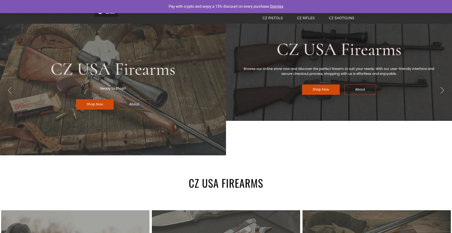 Czusafirearms.net Review: Suspicious Website. Low trust score: 35%
