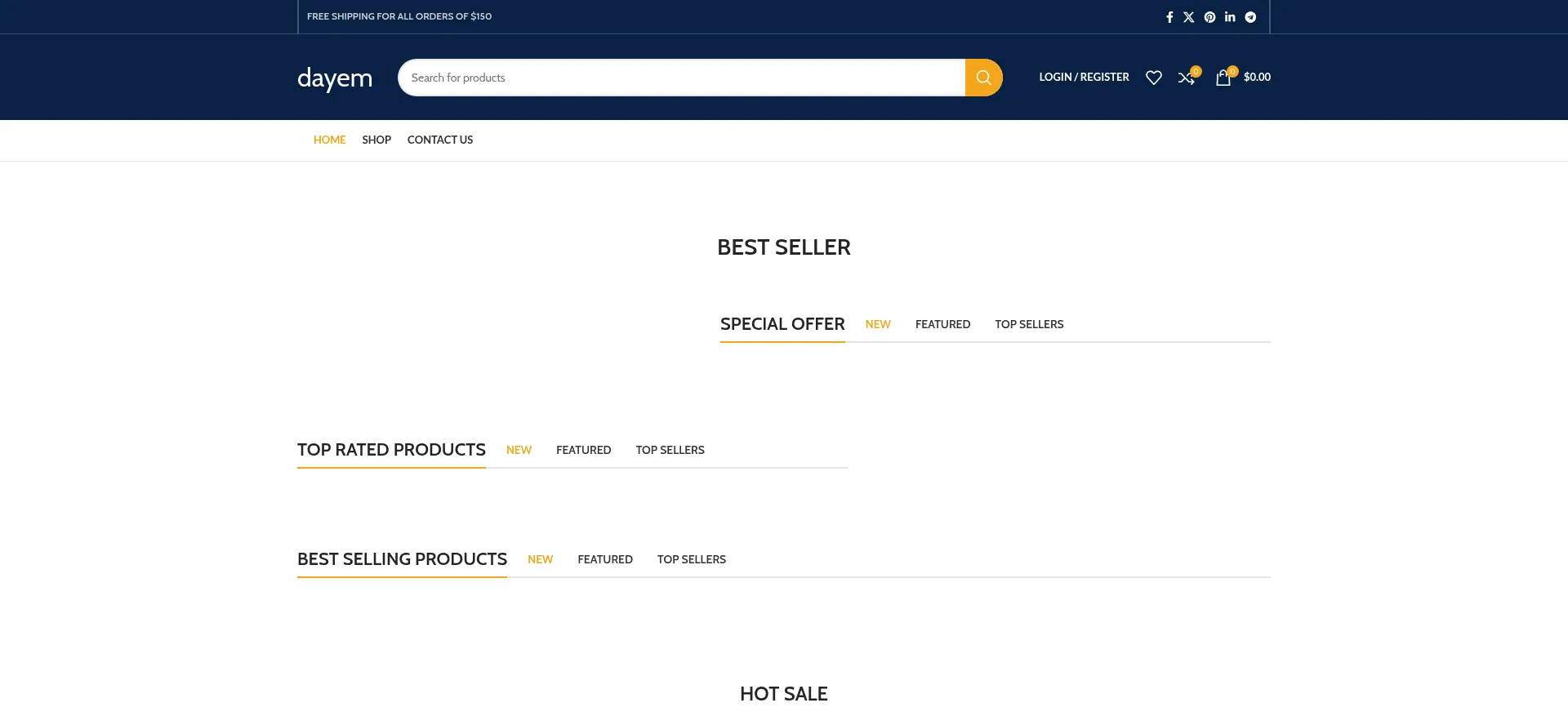 Dayem.top Review: Suspicious Shop. Very low trust score: 1%