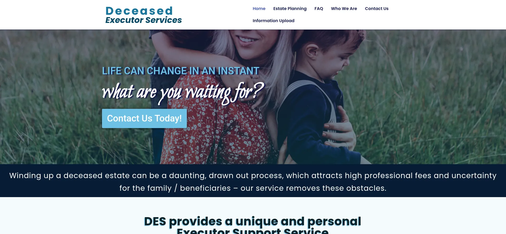 Deceasedexecutorservices.co.za Reviews: Unsettled Website | Check if site is scam or legit