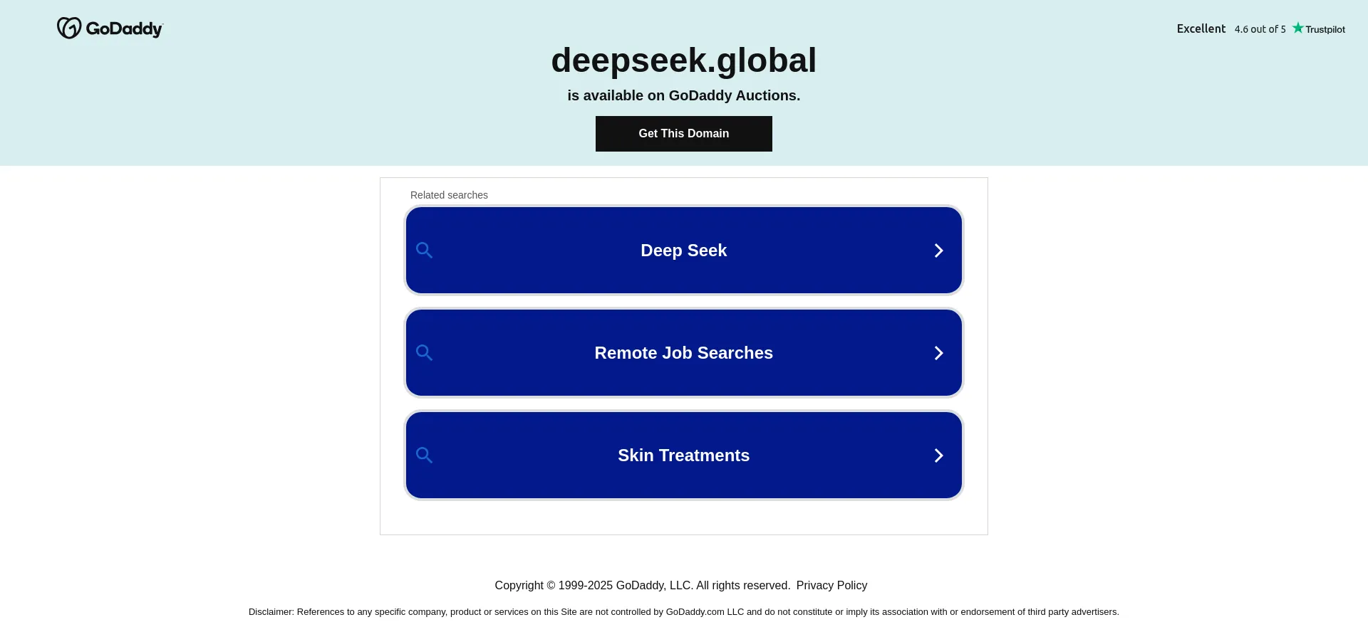 Deepseek.global Review: Suspicious Website. Low trust score: 39%