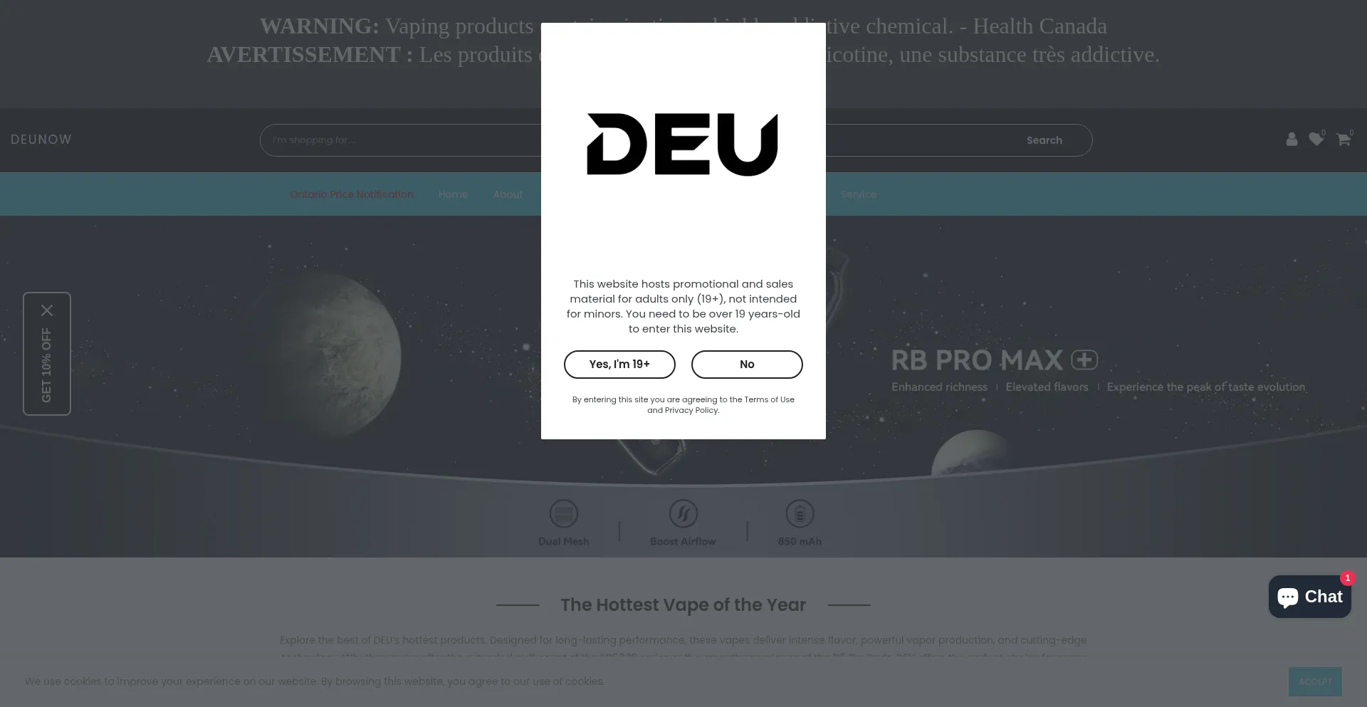 Deunow.com Review: Suspicious Website. Low trust score: 39%