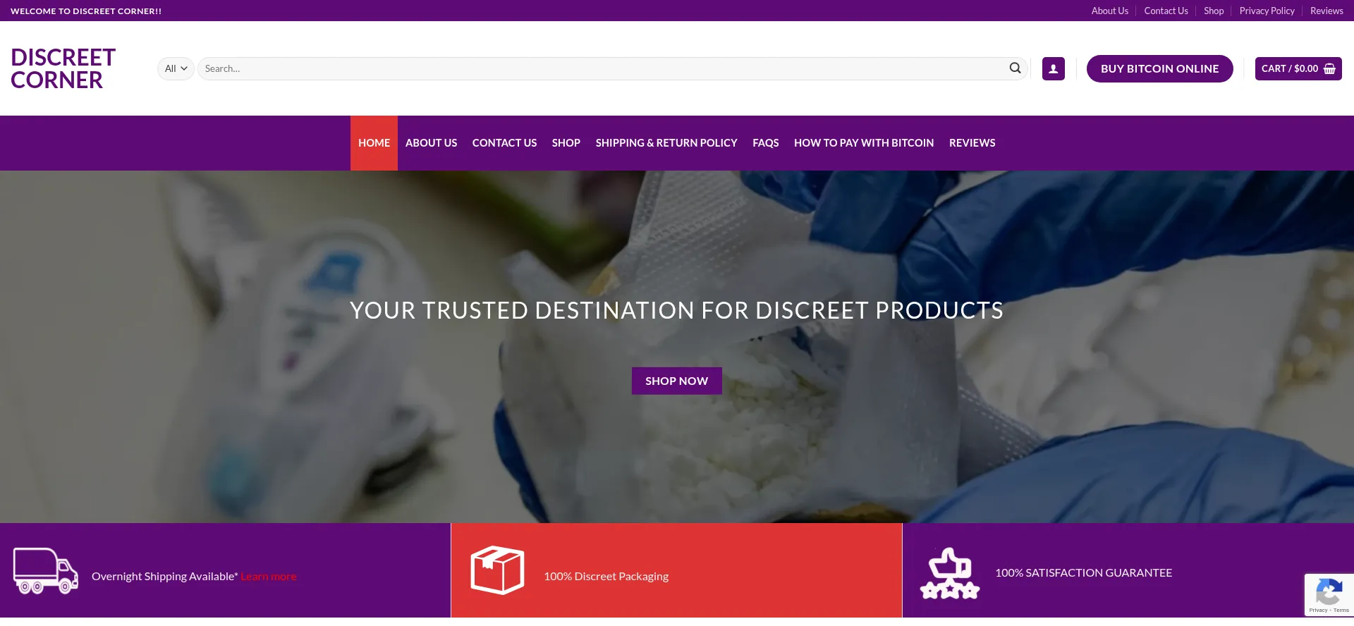 Discreetcorner.com Reviews: Suspicious Shop | Check if site is scam or legit