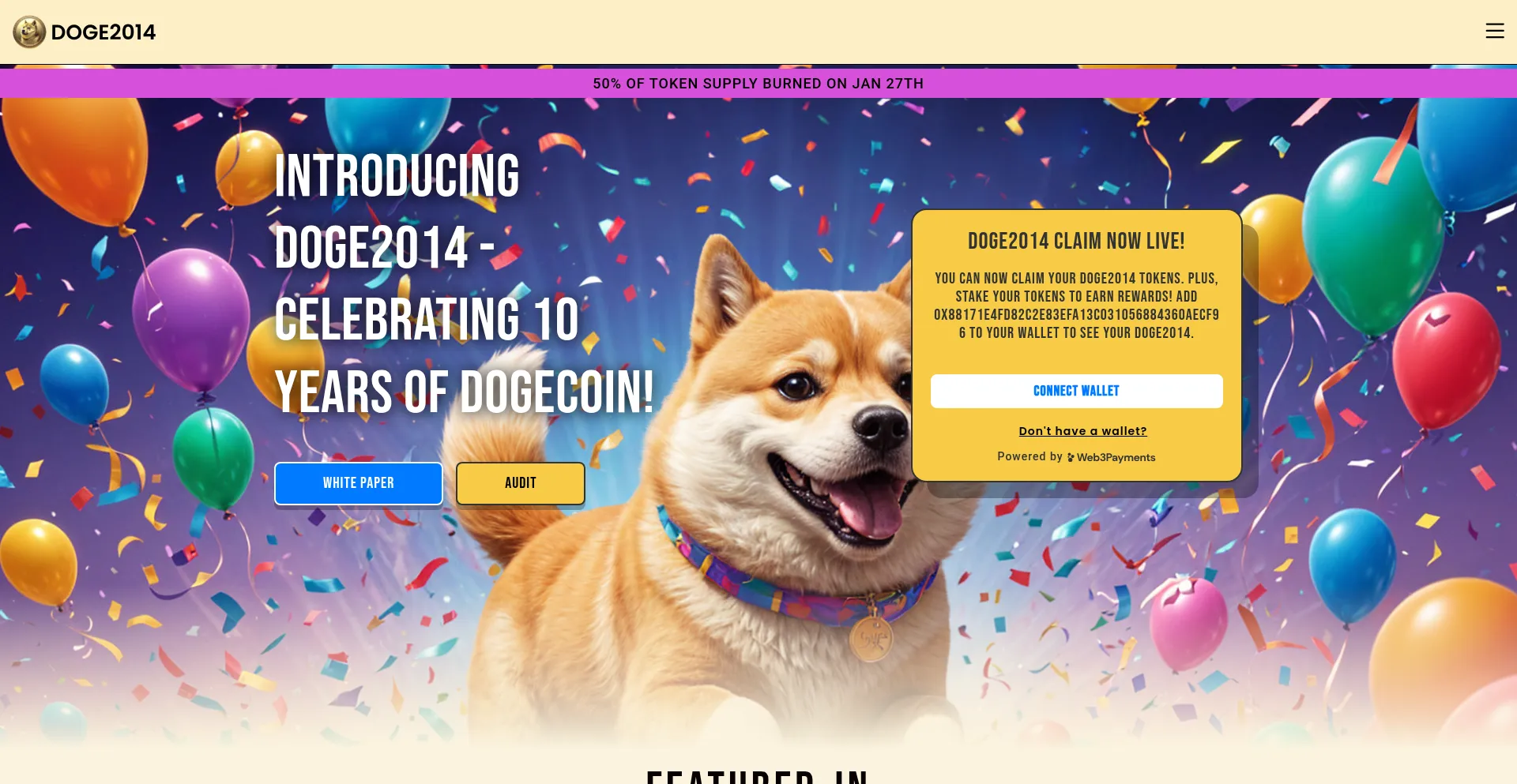 Doge2014.io Review: Fake Investment/Earning Website (10/100 Trust Score)
