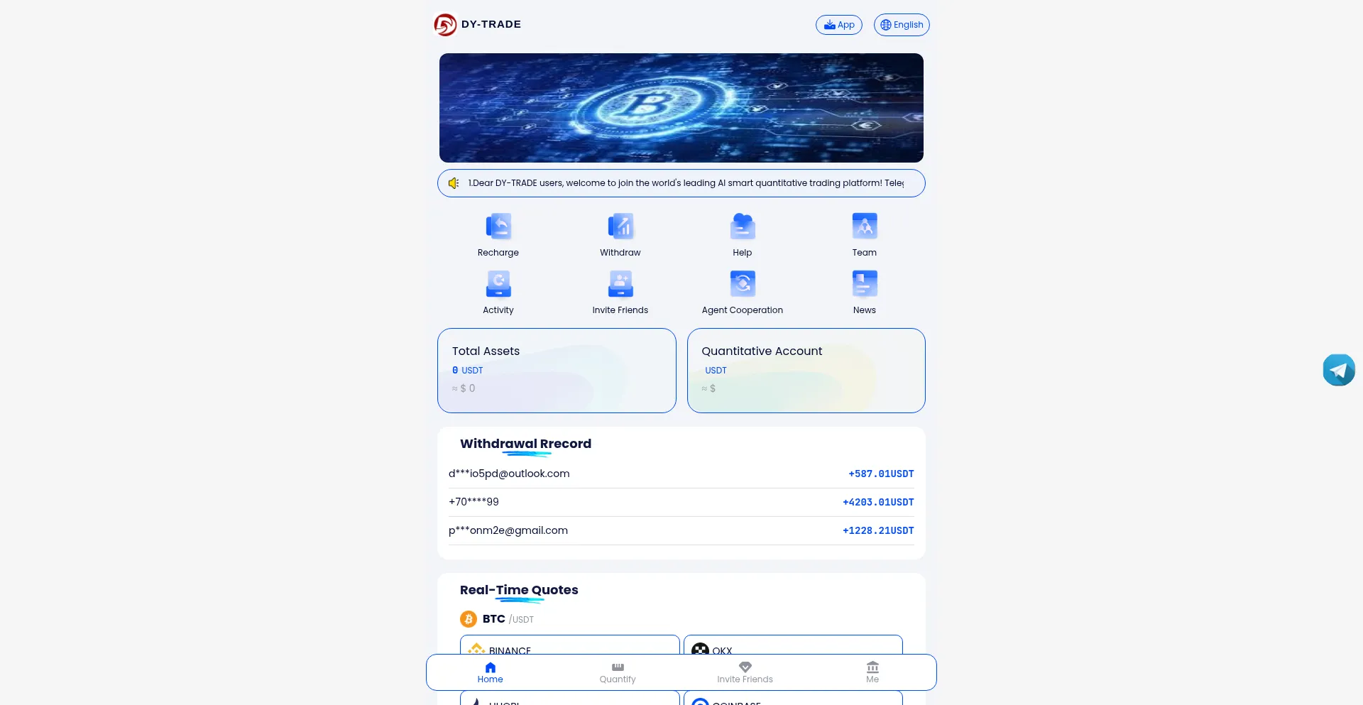 Dy-trade.net Reviews | scam, legit or safe check | Gridinsoft