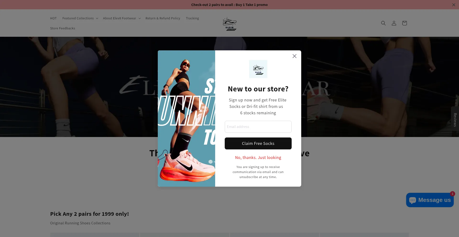 Elev8footwear.com Blacklist Warning: Is It Safe? (18/100 Trust Score)