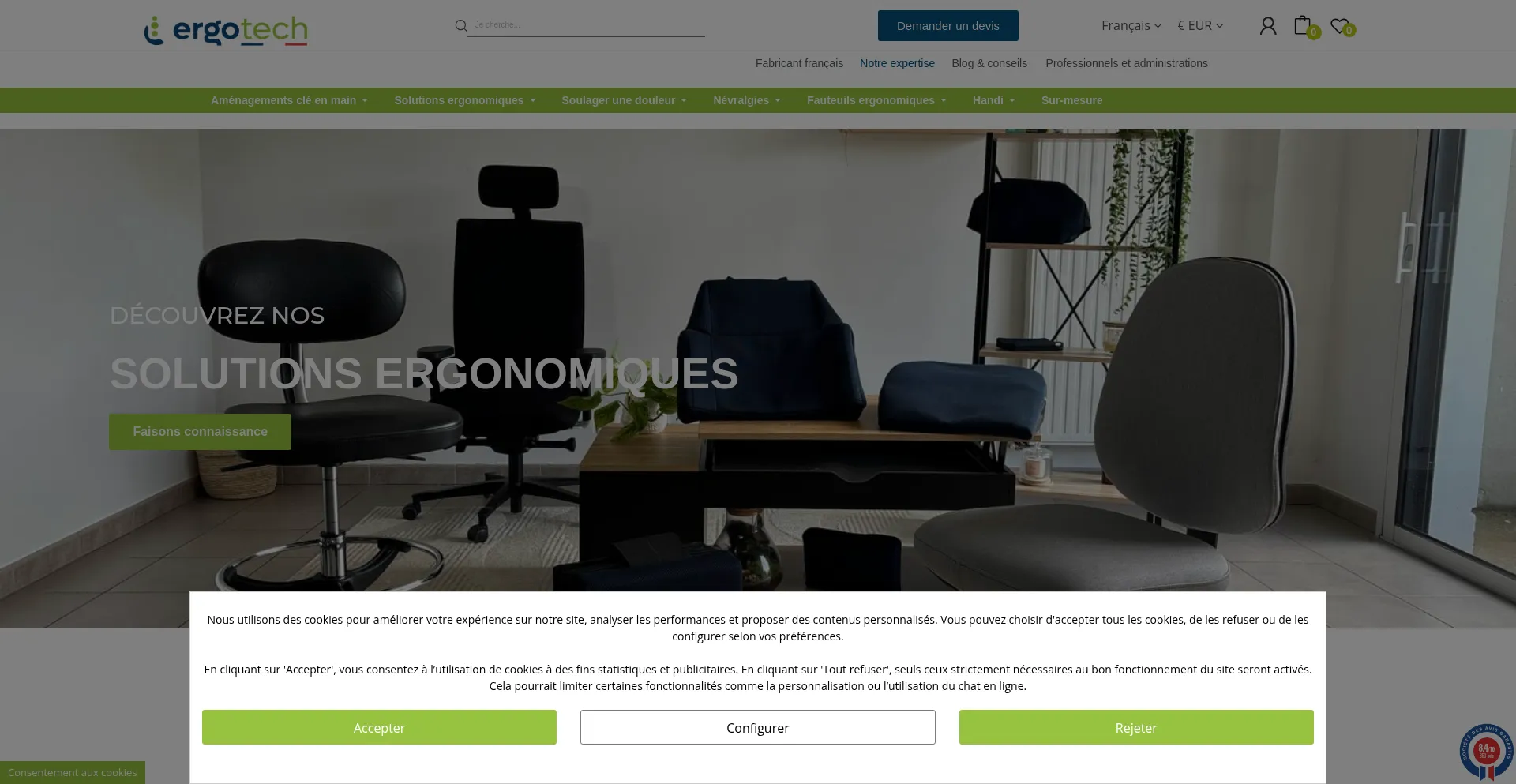 Ergotech.fr Reviews | Check if site is scam or legit