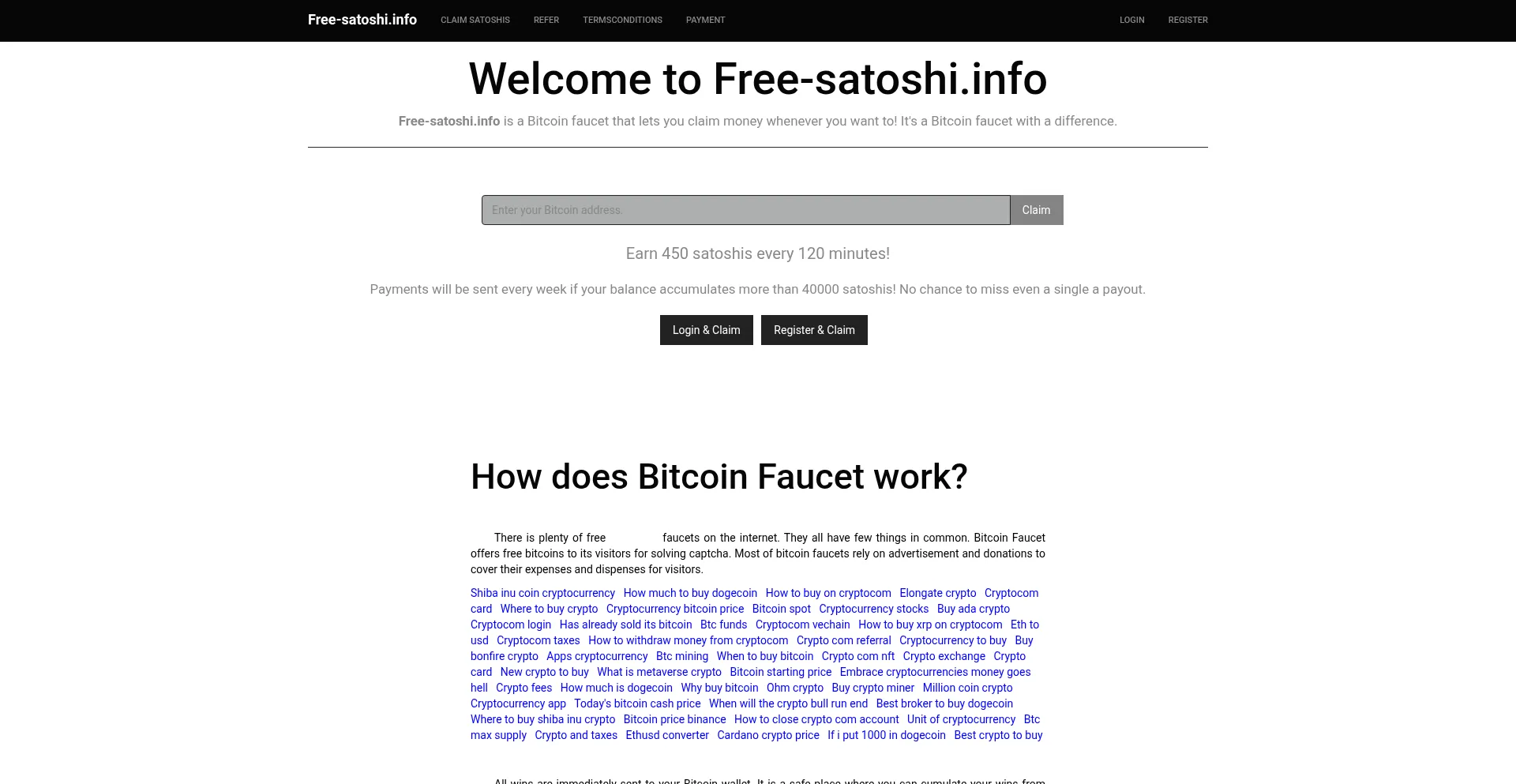 Free-satoshi.info Scam or Legit? Full Site Review