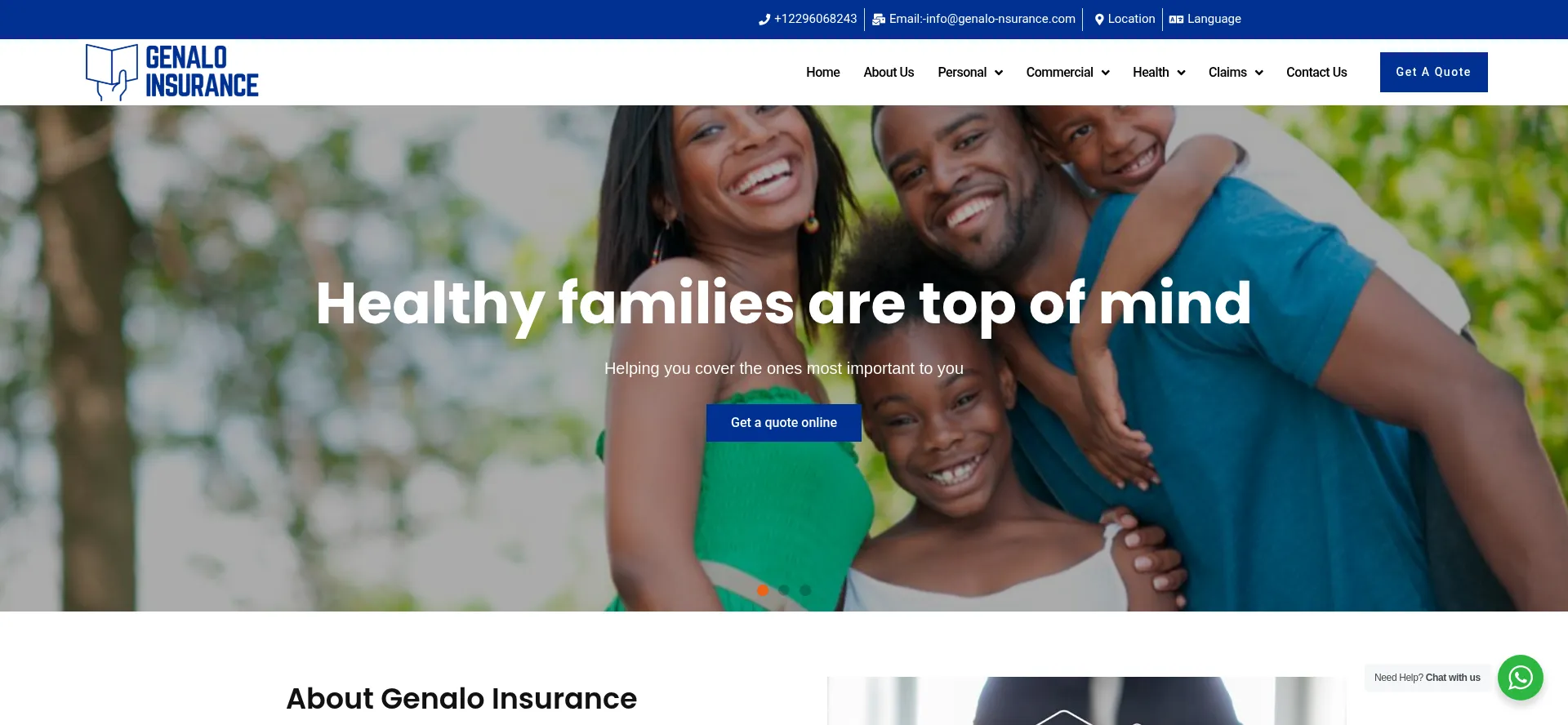 Genalo-insurance.com Reviews: Check Scam or Safe? Low Trust 30/100