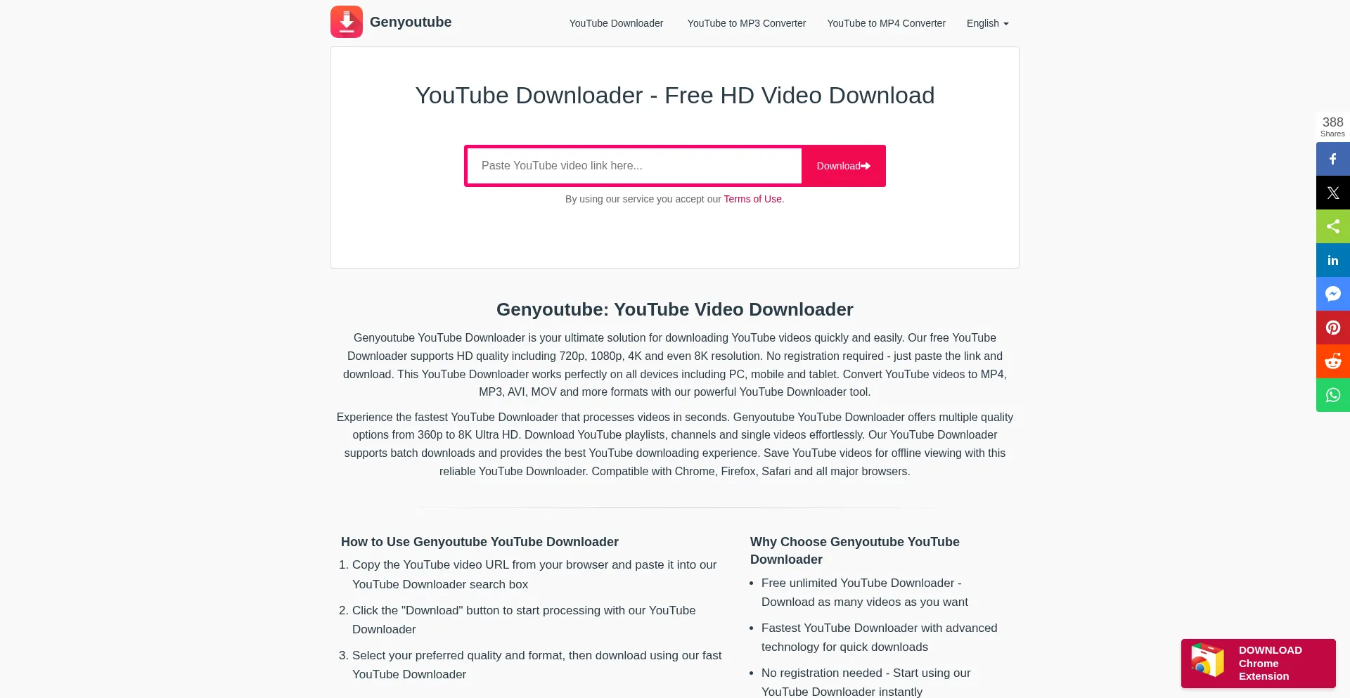 Genyoutube.io Reviews: Phishing, Legit or Safe? (1/100 Trust Score)