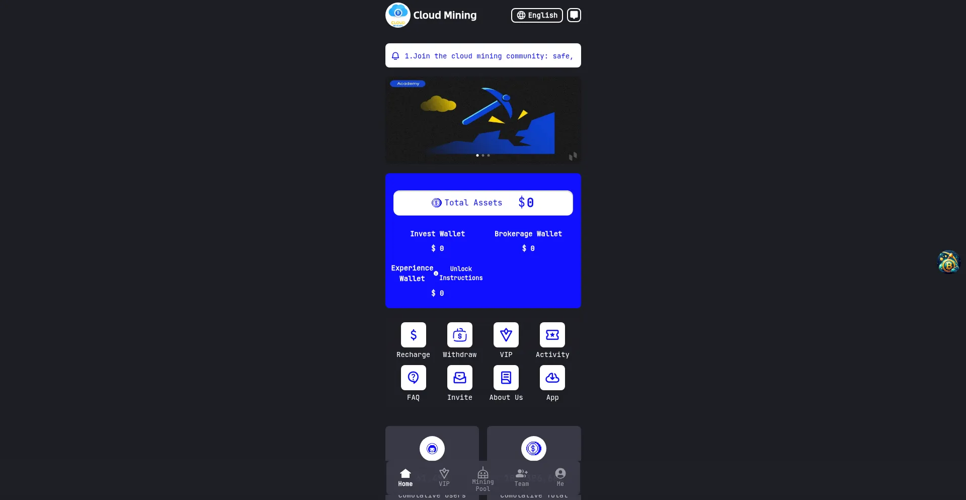 Global-mining.vip Reviews | Scam, Legit or Safe Check | Gridinsoft