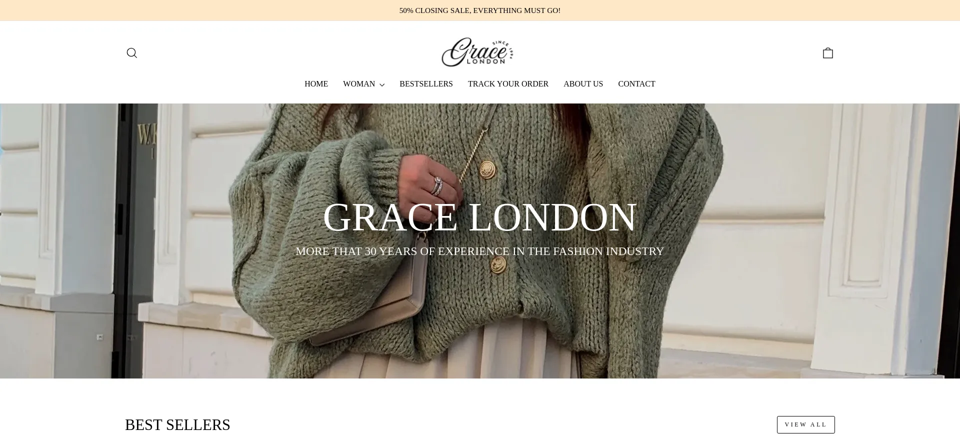 Grace-london.co Reviews: Suspicious Shop. Very Low Trust 1/100