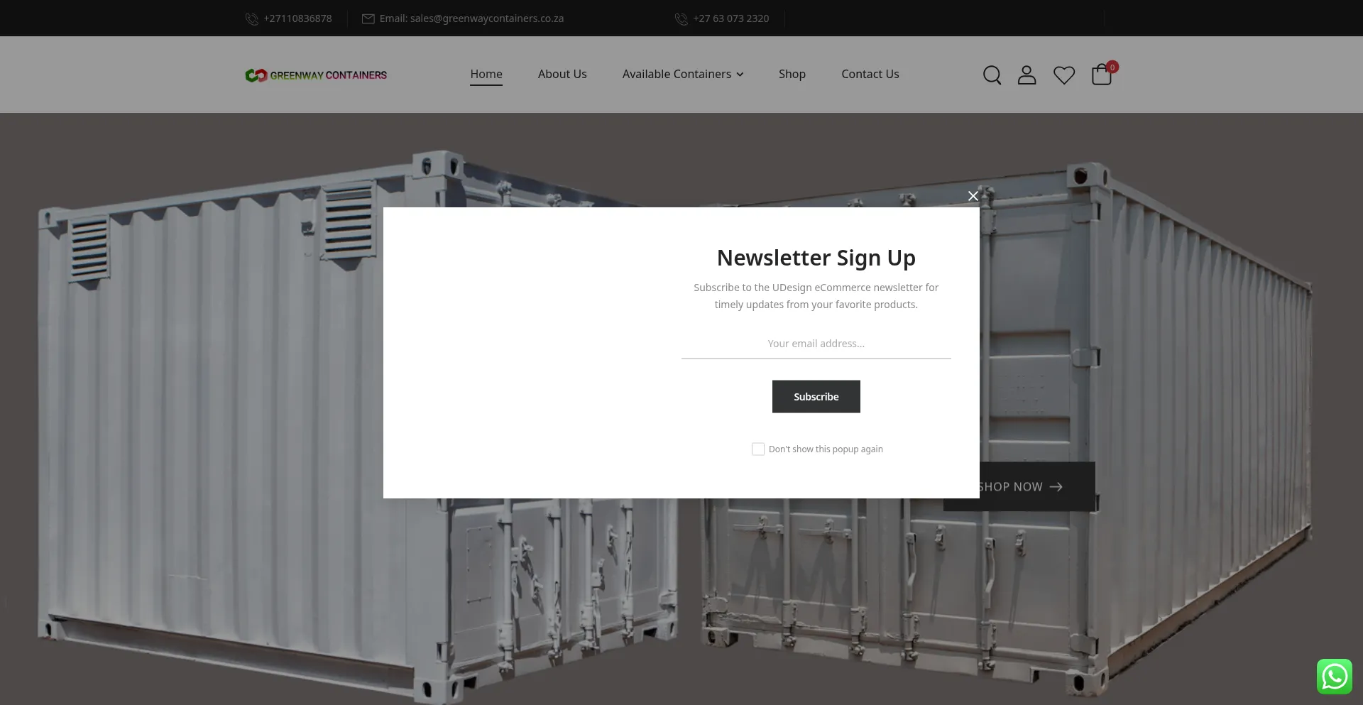 Greenwaycontainers.co.za Review: Suspicious Website. Low trust score: 39%