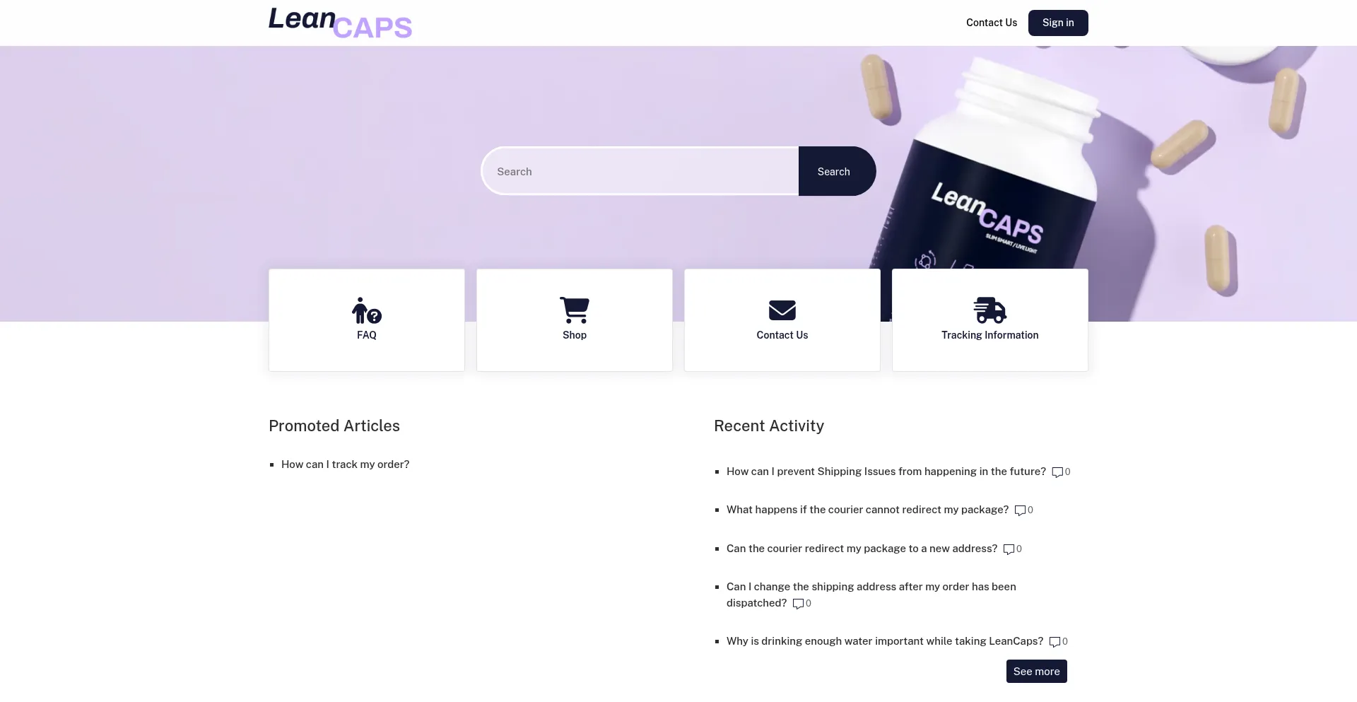 Help.leancaps.com Review: Safe or Scam? Low trust score: 30%